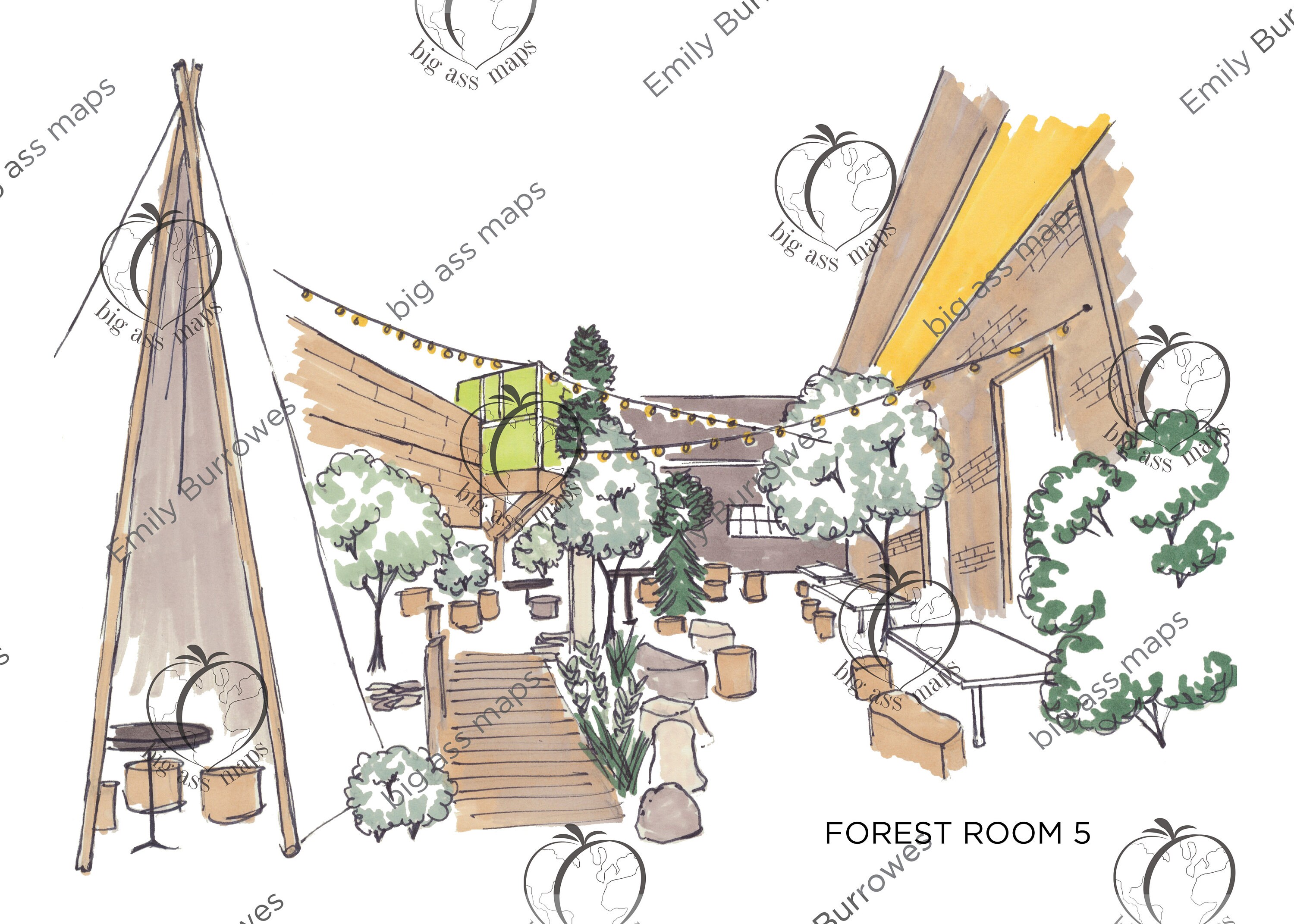 Forest Room 5 denver Print - Etsy