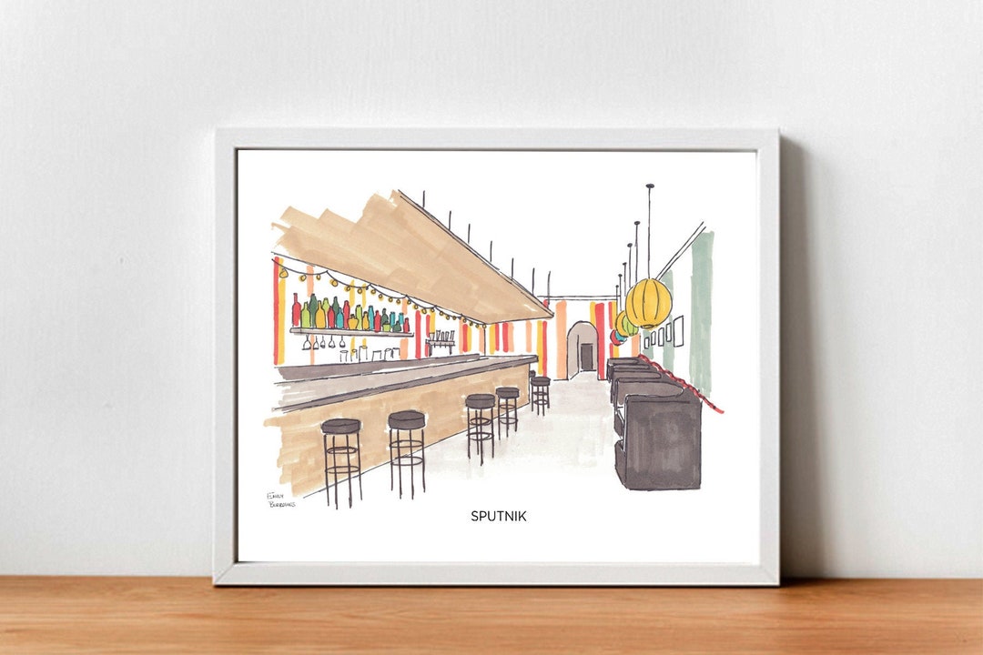 Sputnik (denver) Print - Etsy