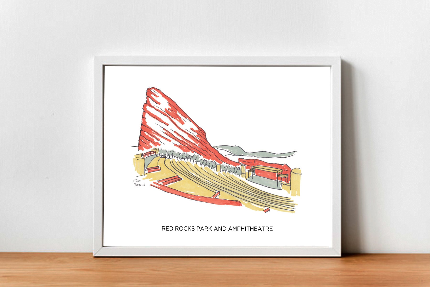 Red Rocks Park and Amphitheatre Print - Etsy