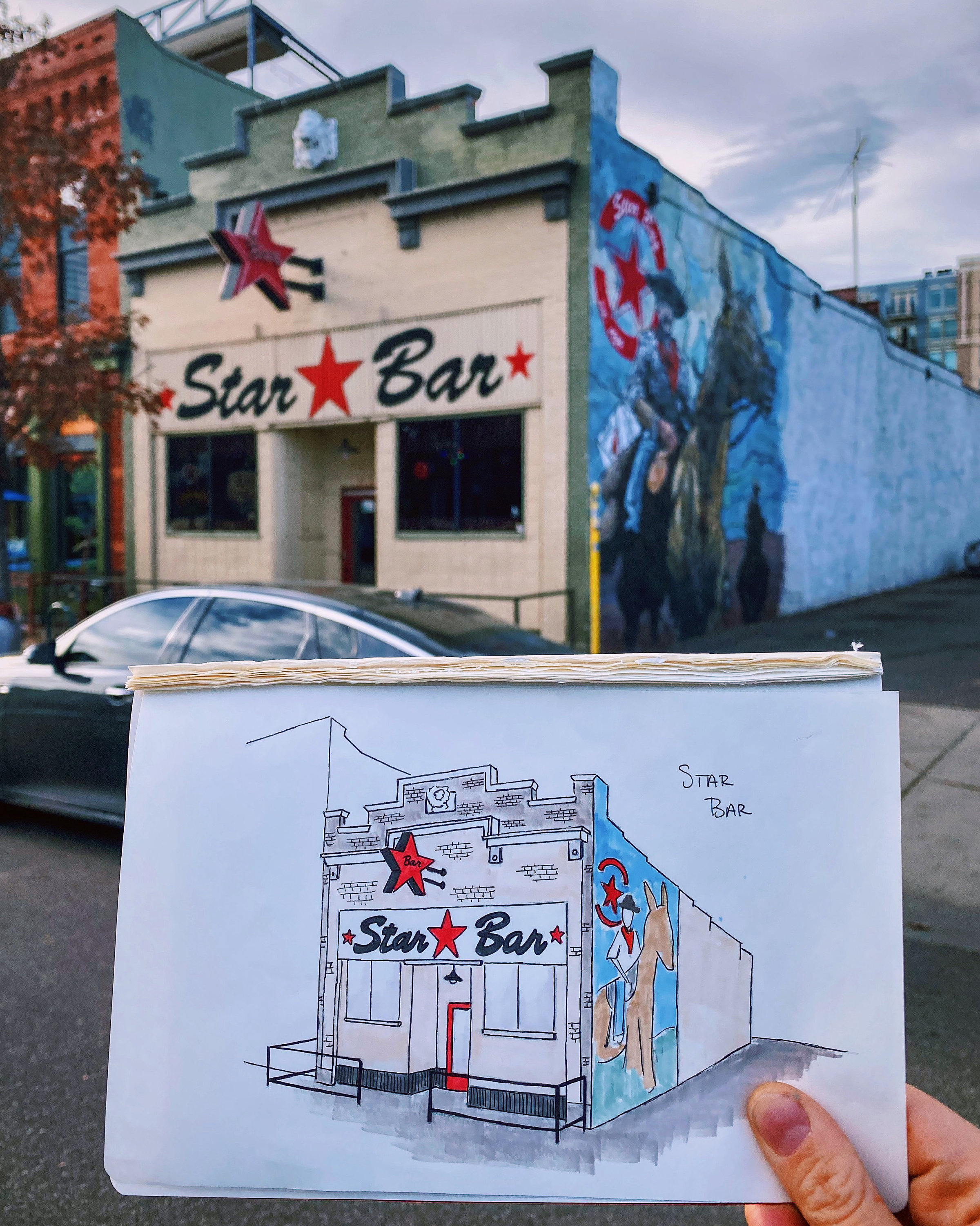 Star Bar denver Print - Etsy