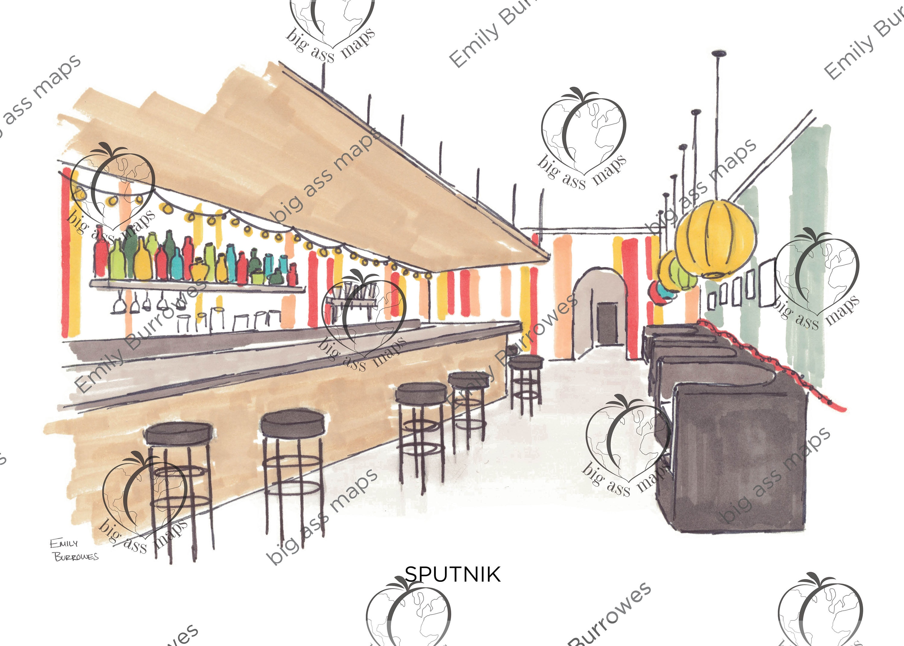 Sputnik (denver) Print - Etsy