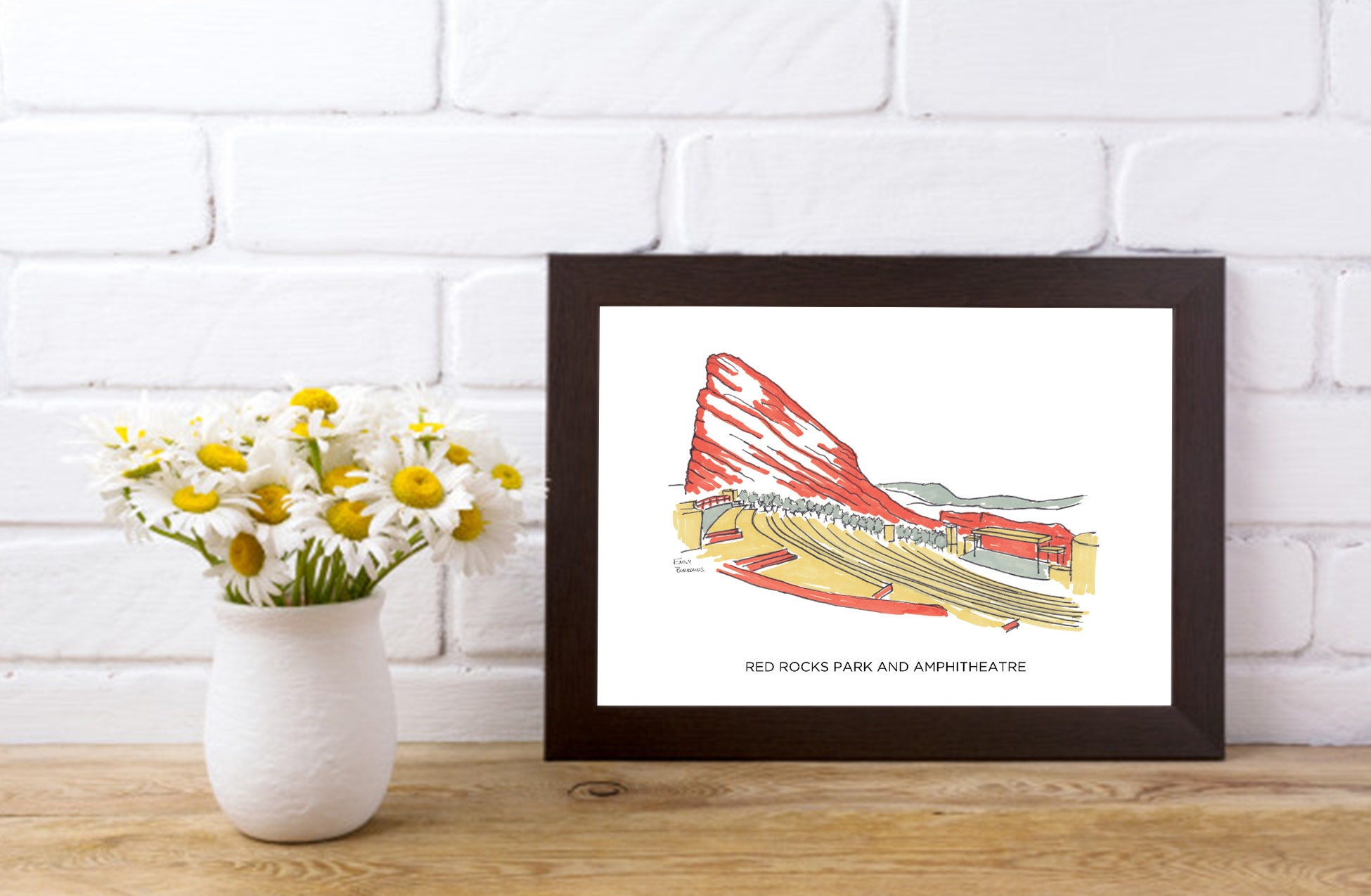 Red Rocks Park and Amphitheatre Print - Etsy