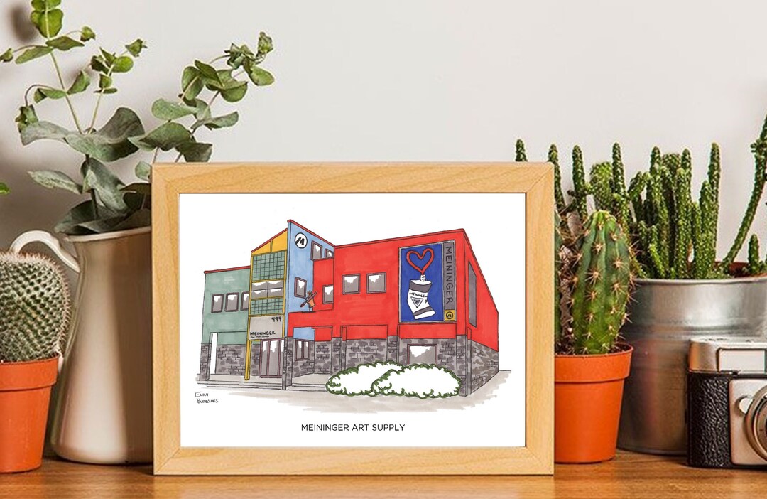Meininger Art Supply (denver) Print - Etsy