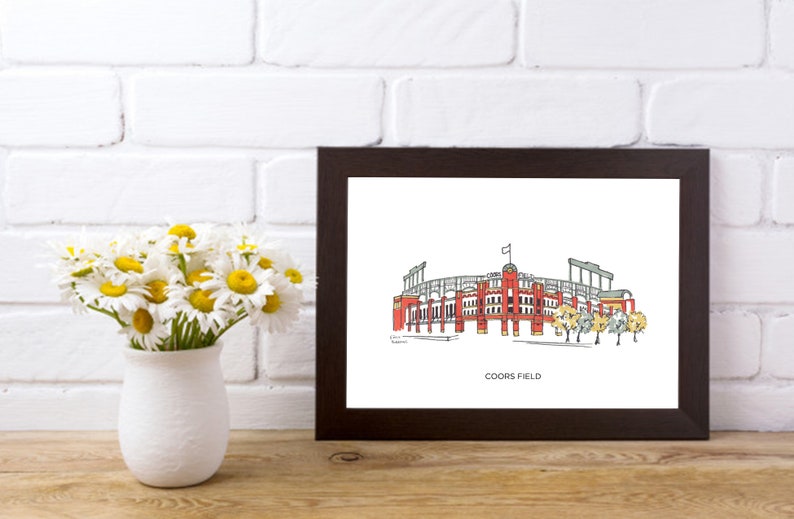 Coors Field (denver) Print - Etsy