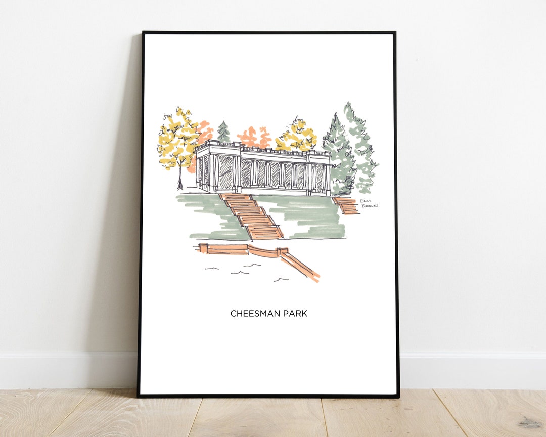 Cheesman Park (denver) Print - Etsy