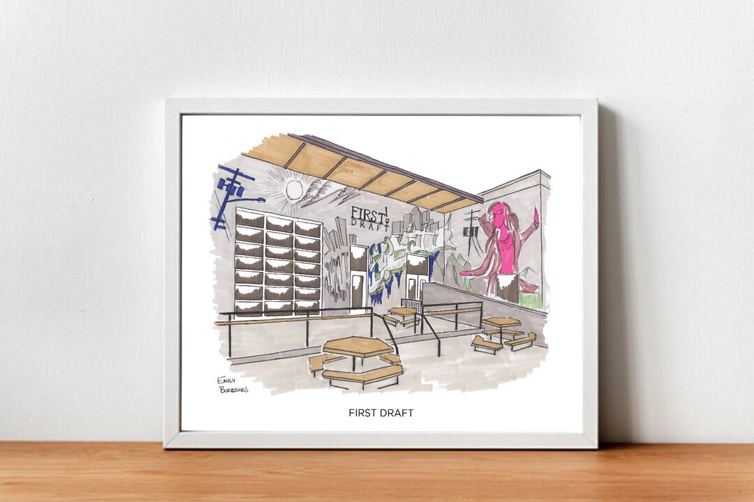 First Draft (denver) Print - Etsy