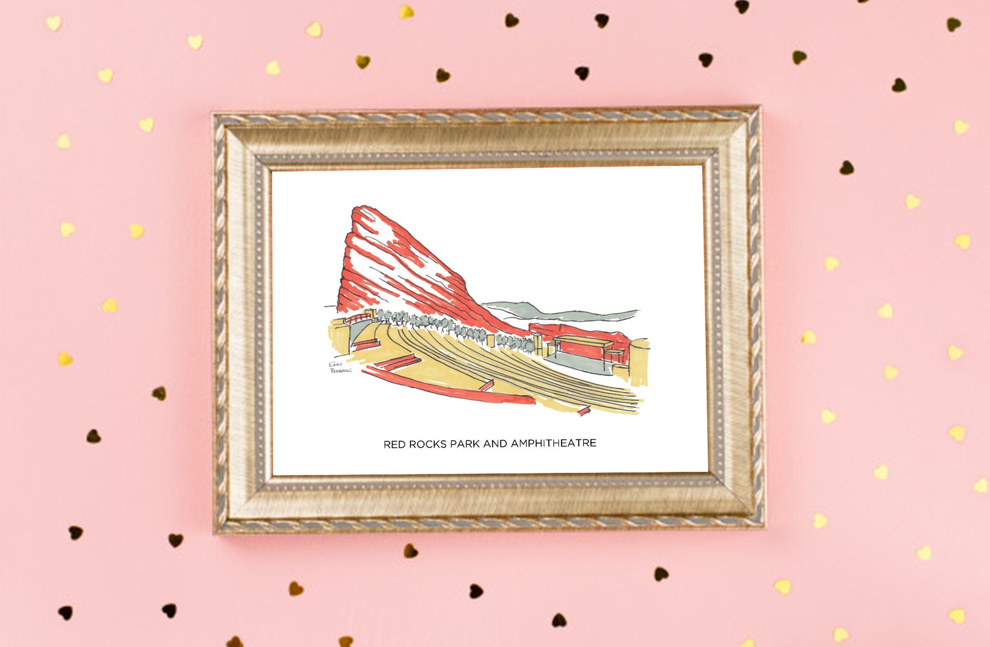 Red Rocks Park and Amphitheatre Print - Etsy