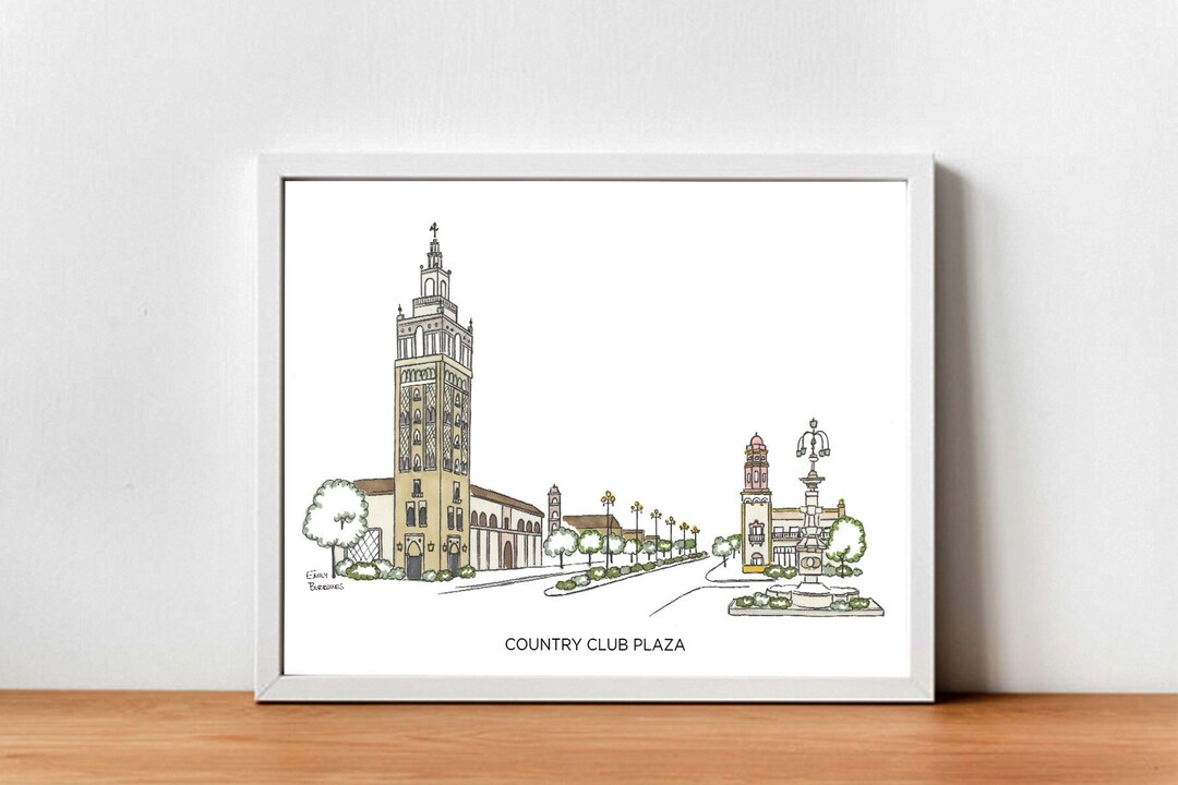 Country Club Plaza (kansas City) Print - Etsy