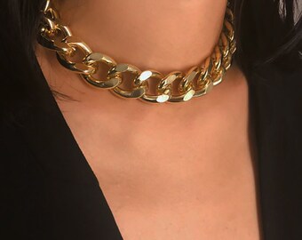 Thick Chunky Chain | Etsy