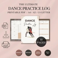 Digital Piano Practice Log Monthly Habit Tracker Weekly Goal Planner ...