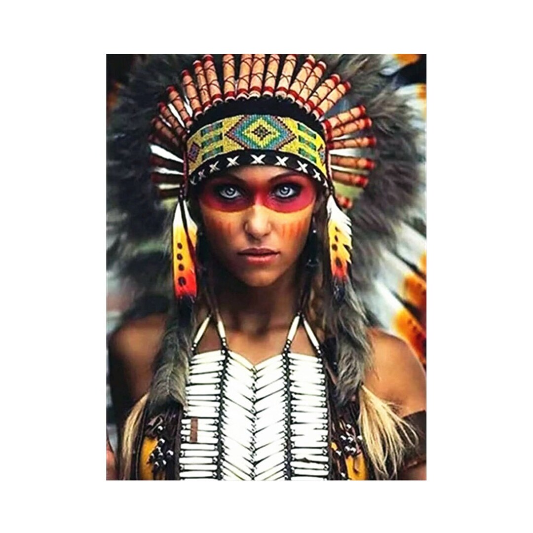 5D DIY Native American Diamond Painting Kit Complete Set - Etsy