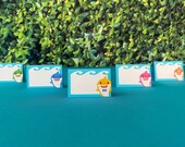 Baby Shark Food Labels Baby Shark Place Cards Baby Shark - Etsy