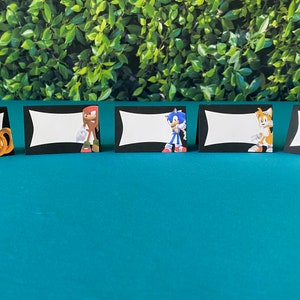 Sonic the Hedgehog Food Labels Sonic Place Cards Sonic Tent - Etsy