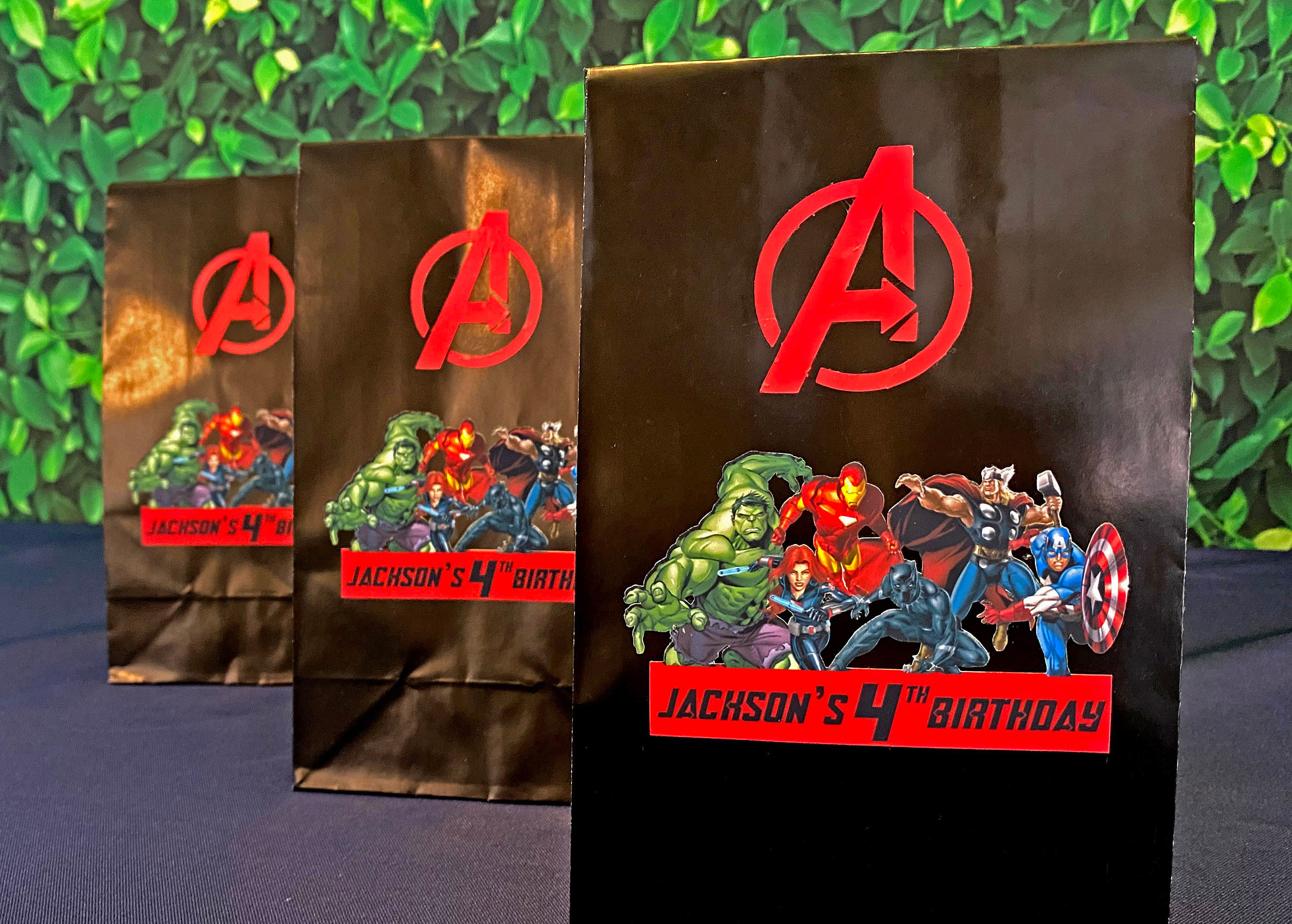 Superhero Goody Bags Superhero Favor Bags Superhero Treat - Etsy