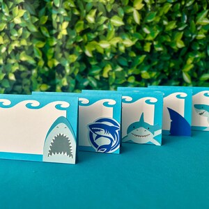 Shark Food Labels, Shark Place Cards, Shark Tent Cards, Shark Labels ...