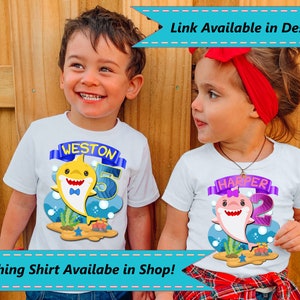 Baby Shark Food Labels, Baby Shark Place Cards, Baby Shark Tent Cards ...