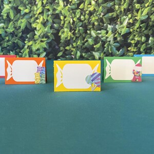 Candy Food Labels, Candy Place Card, Candy Tent Card, Candyland Label ...