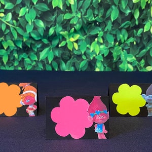 Trolls Food Labels, Trolls Place Card, Trolls Tent Card, Trolls Label ...