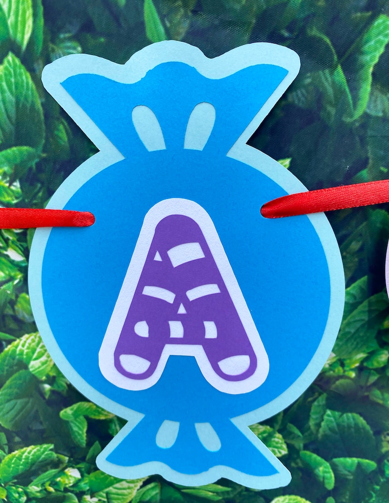 Candy Birthday Party Banner Candyland Birthday Banner Candy - Etsy