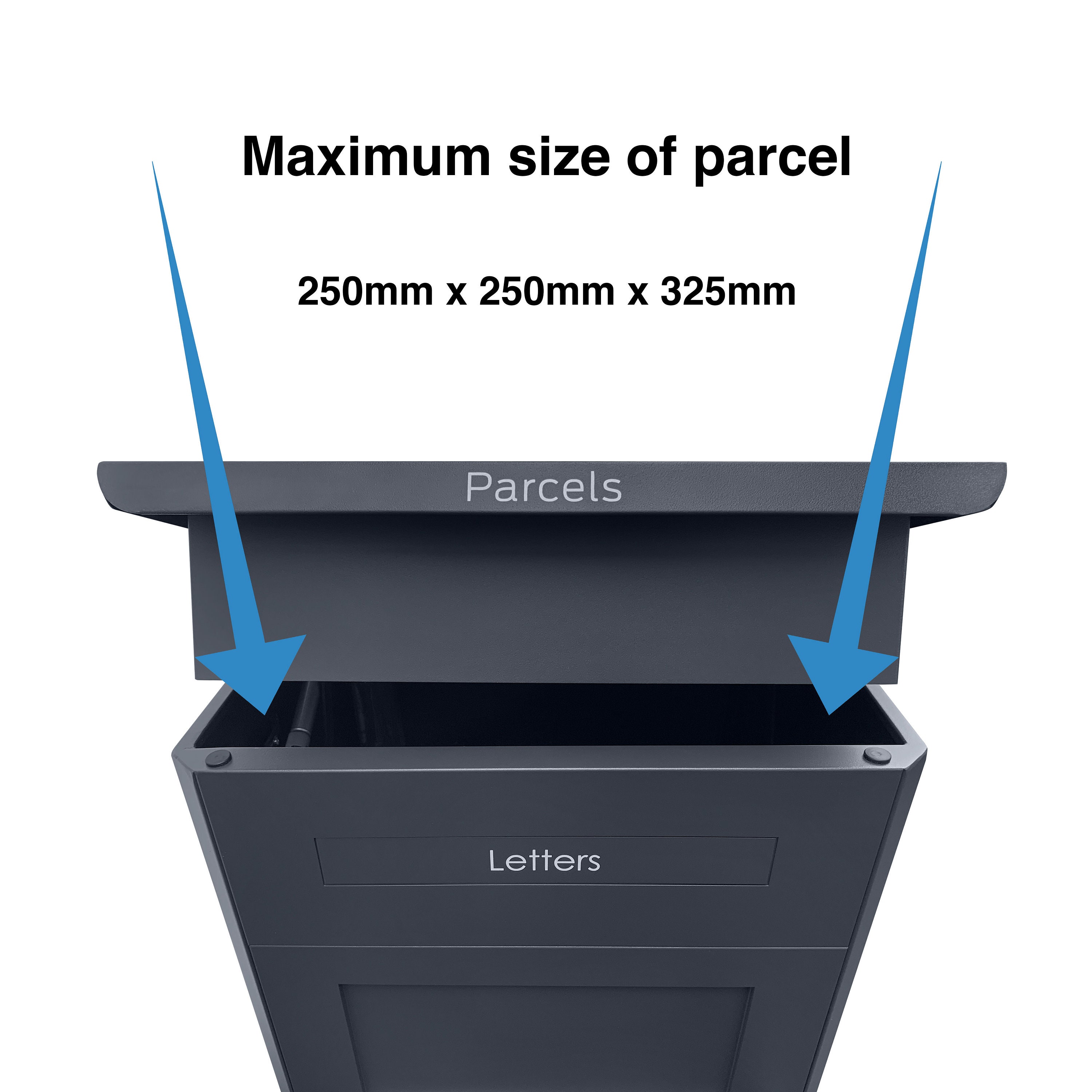 Smart Parcel Delivery Drop Box for Home Outdoor Letterbox Large Front ...