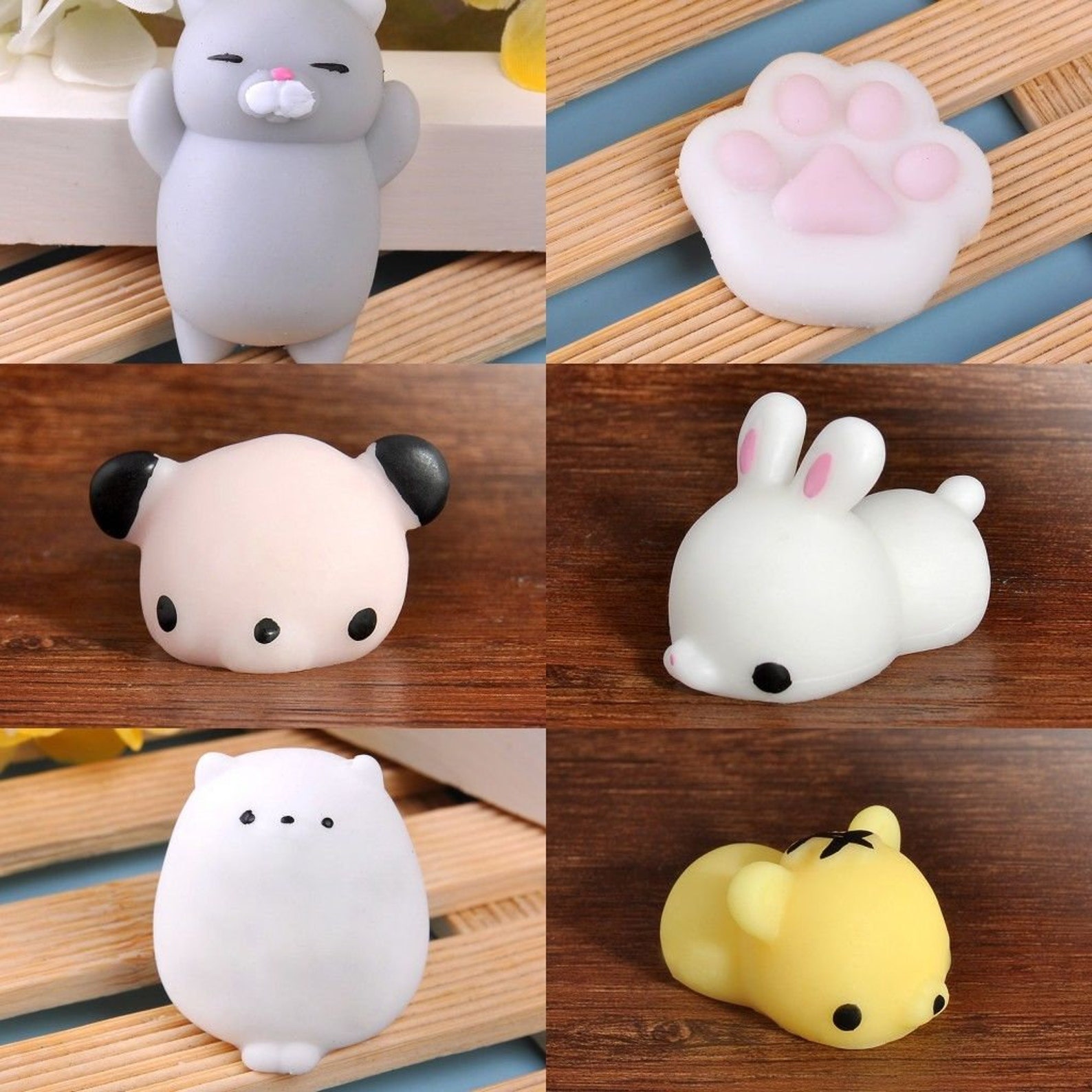 Cute Kawaii Mochi Squishy Animal Squeeze Healing | Etsy