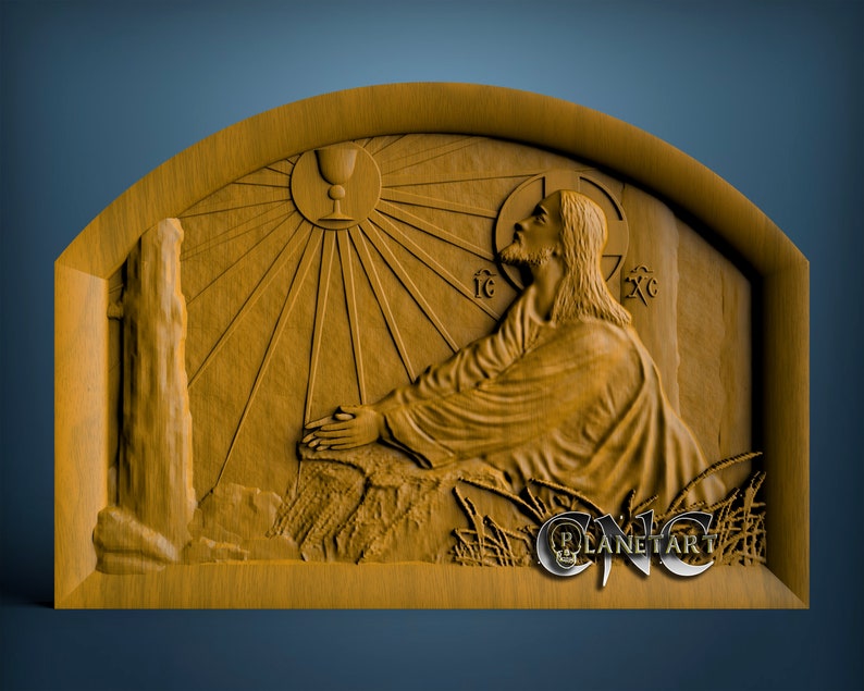 Jesus 3D STL Model CNC Router Engraver Artcam Aspire CNC - Etsy