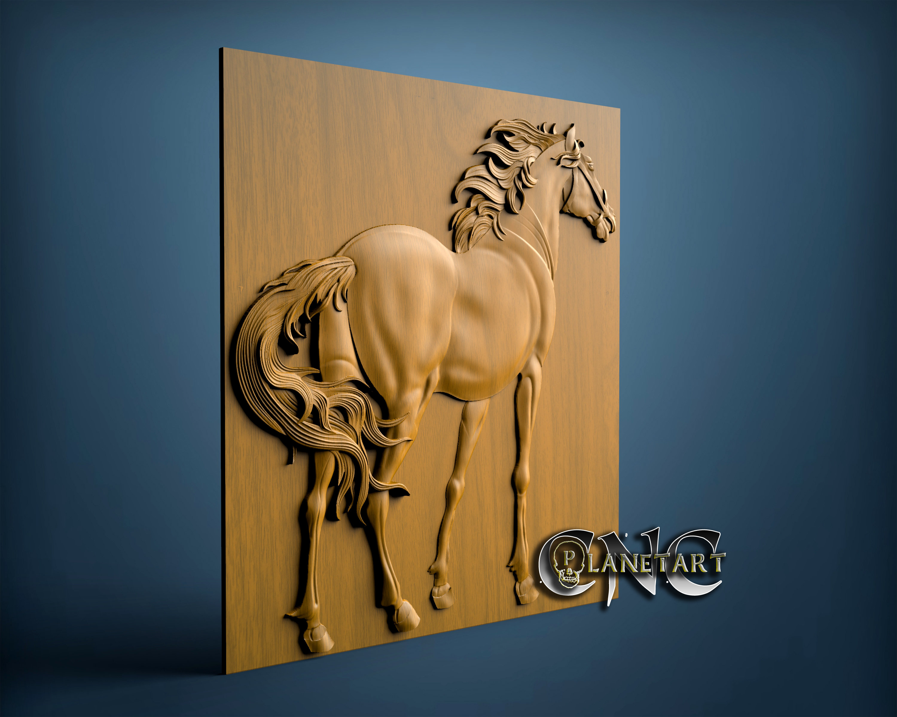 Horse 3D STL Model CNC Router Engraver Artcam Aspire CNC - Etsy UK