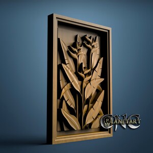 Flower, 3D STL Model, CNC Router Engraver, Artcam, Aspire, CNC Files ...