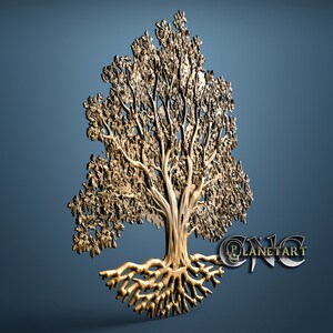 Tree of Life, 3D STL Model, CNC Router Engraver, Artcam, Aspire, CNC ...