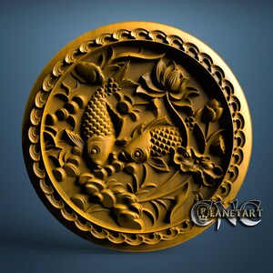 Fish, 3D STL Model, CNC Router Engraver, Artcam, Aspire, CNC Files ...