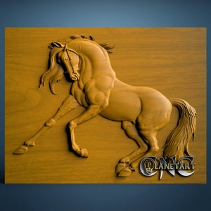 Horse, 3D STL Model, CNC Router Engraver, Artcam, Aspire, CNC Files ...