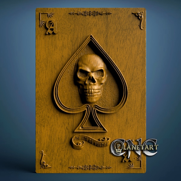 Ace of Spades Cnc Files - Etsy