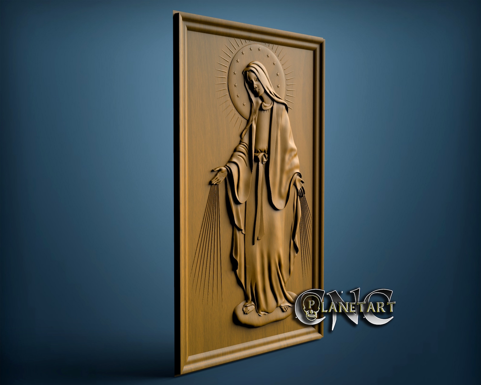 Santa Maria 3D STL Model CNC Router Engraver Artcam - Etsy