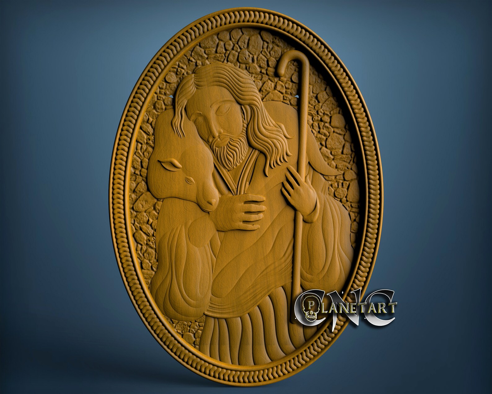 Jesus 3D STL Model CNC Router Engraver Artcam Aspire CNC | Etsy