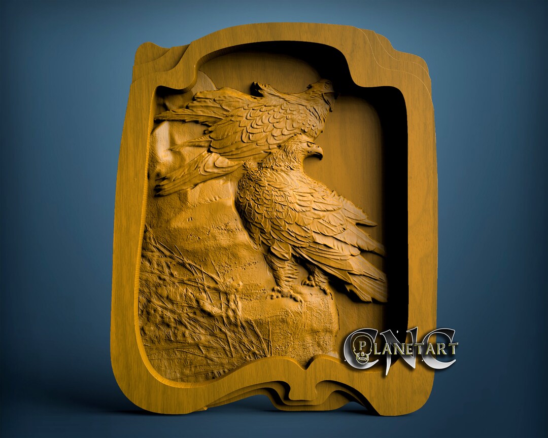 Raptors, 3D STL Model, CNC Router Engraver, Artcam, Aspire, CNC Files ...