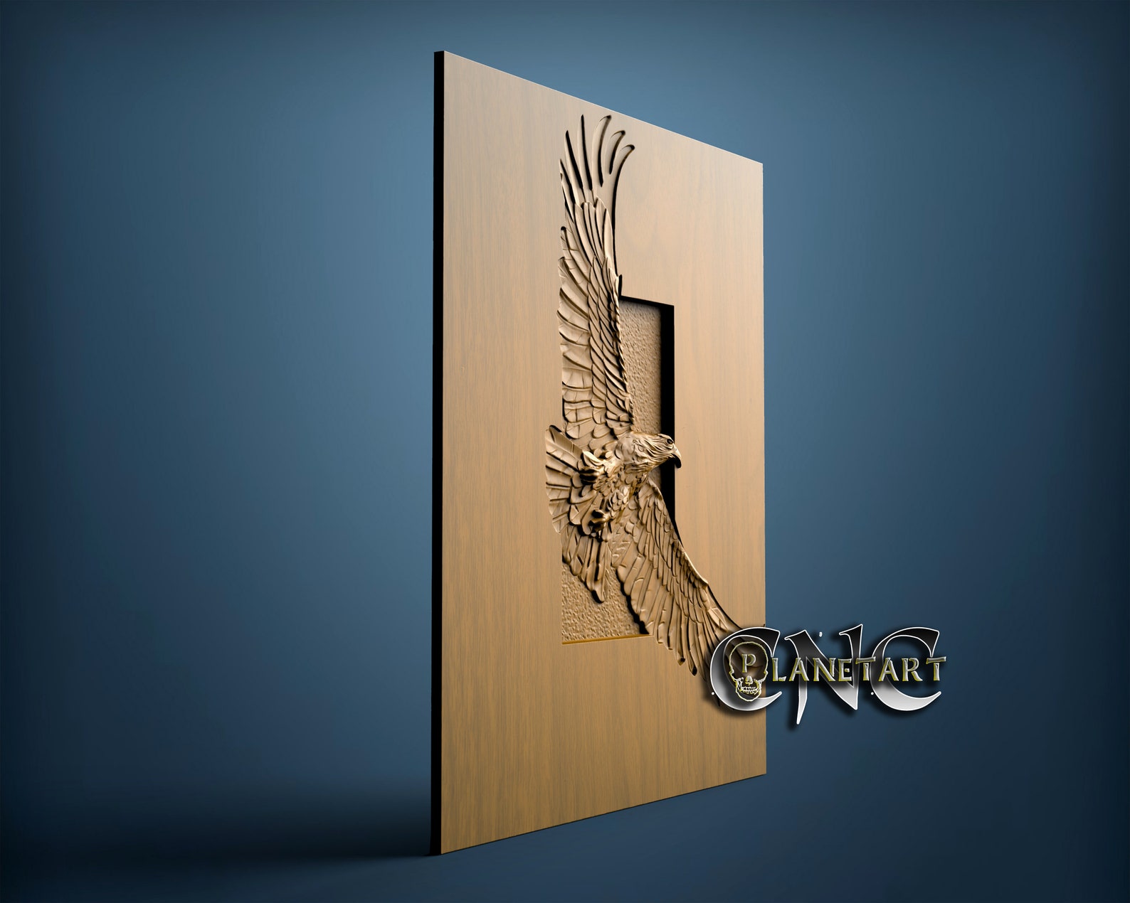 Eagle 3D STL Model CNC Router Engraver Artcam Aspire CNC - Etsy