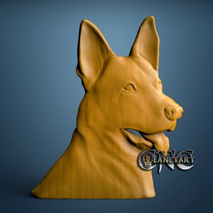 Dog, 3D STL Model, CNC Router Engraver, Artcam, Aspire, CNC Files, Wood ...