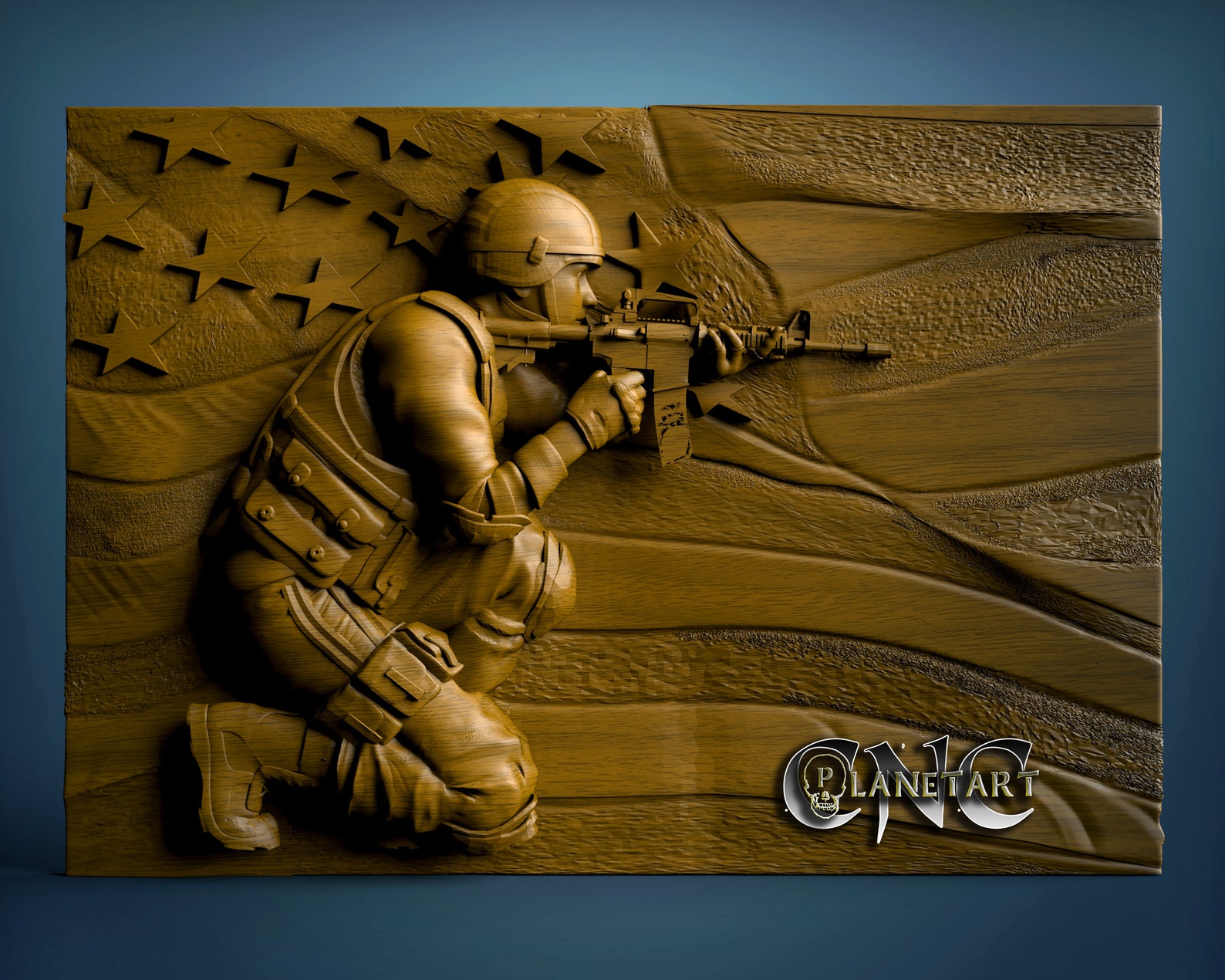 Soldier 3D STL Model CNC Router Engraver Artcam Aspire - Etsy