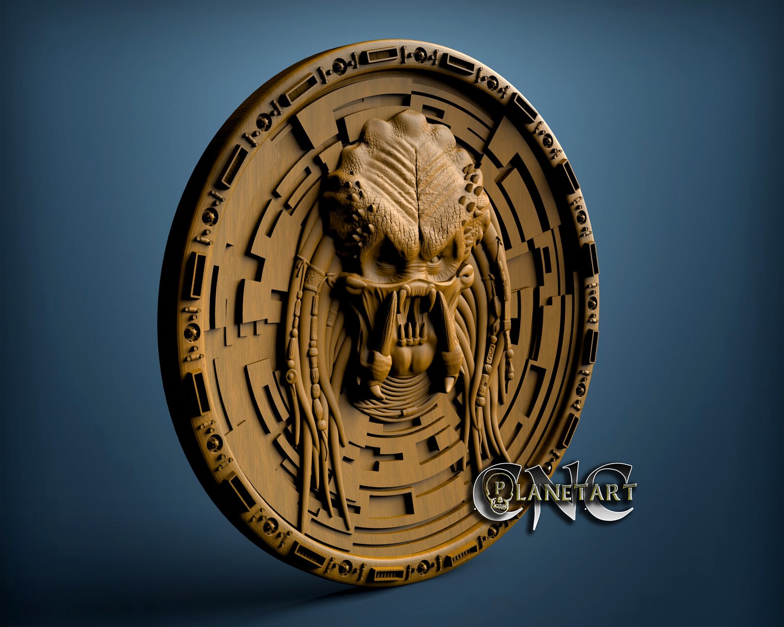 Predator, 3D STL Model, CNC Router Engraver, Artcam, Aspire, CNC Files ...