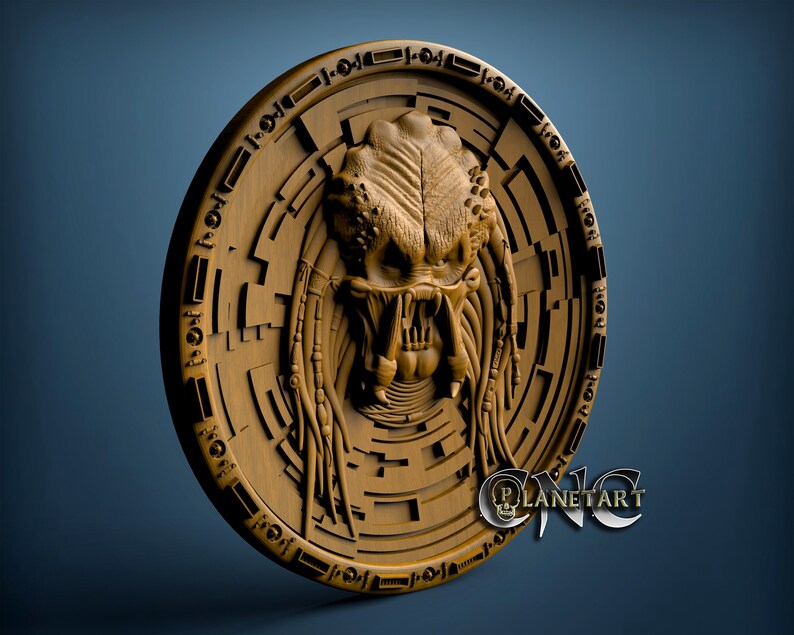 Predator 3D STL Model CNC Router Engraver Artcam Aspire - Etsy