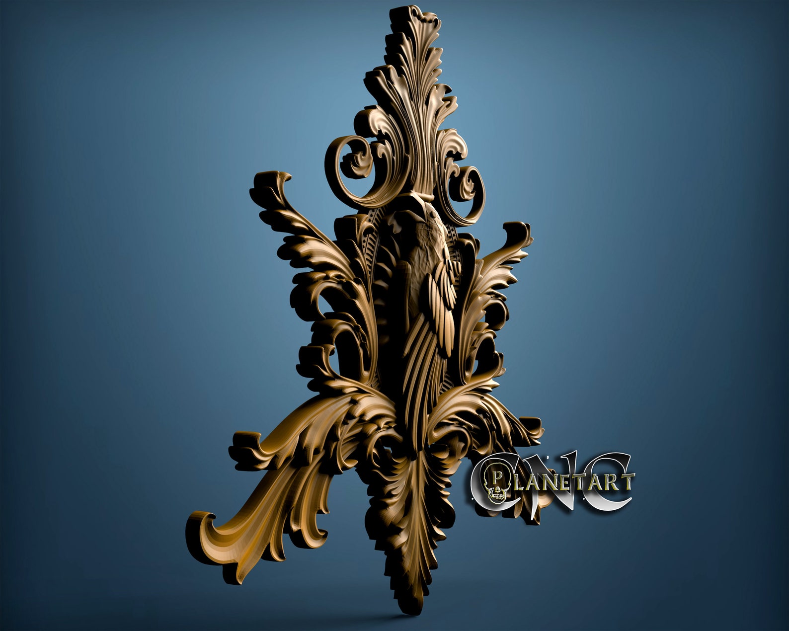 Eagle 3D STL Model CNC Router Engraver Artcam Aspire CNC - Etsy