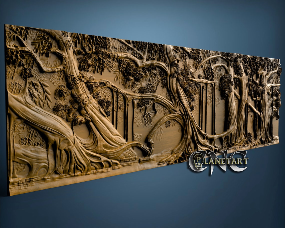 Tree Branches 3D STL Model CNC Router Engraver Artcam | Etsy Canada