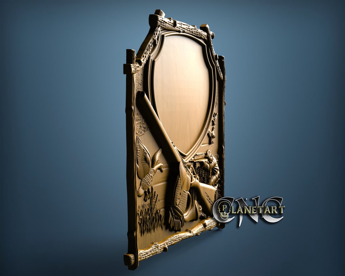 Hunting Pod Trofe 3D STL Model CNC Router Engraver Artcam - Etsy