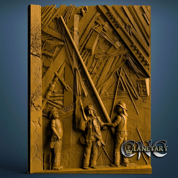 Soldiers Raising the Flag - Etsy