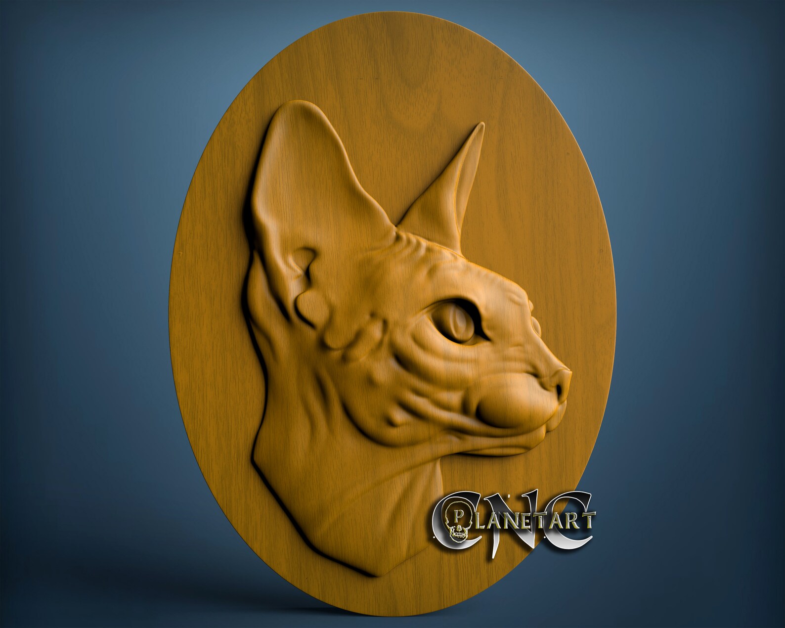 Egyptian Cat, 3D STL Model, CNC Router Engraver, Artcam, Aspire, CNC ...