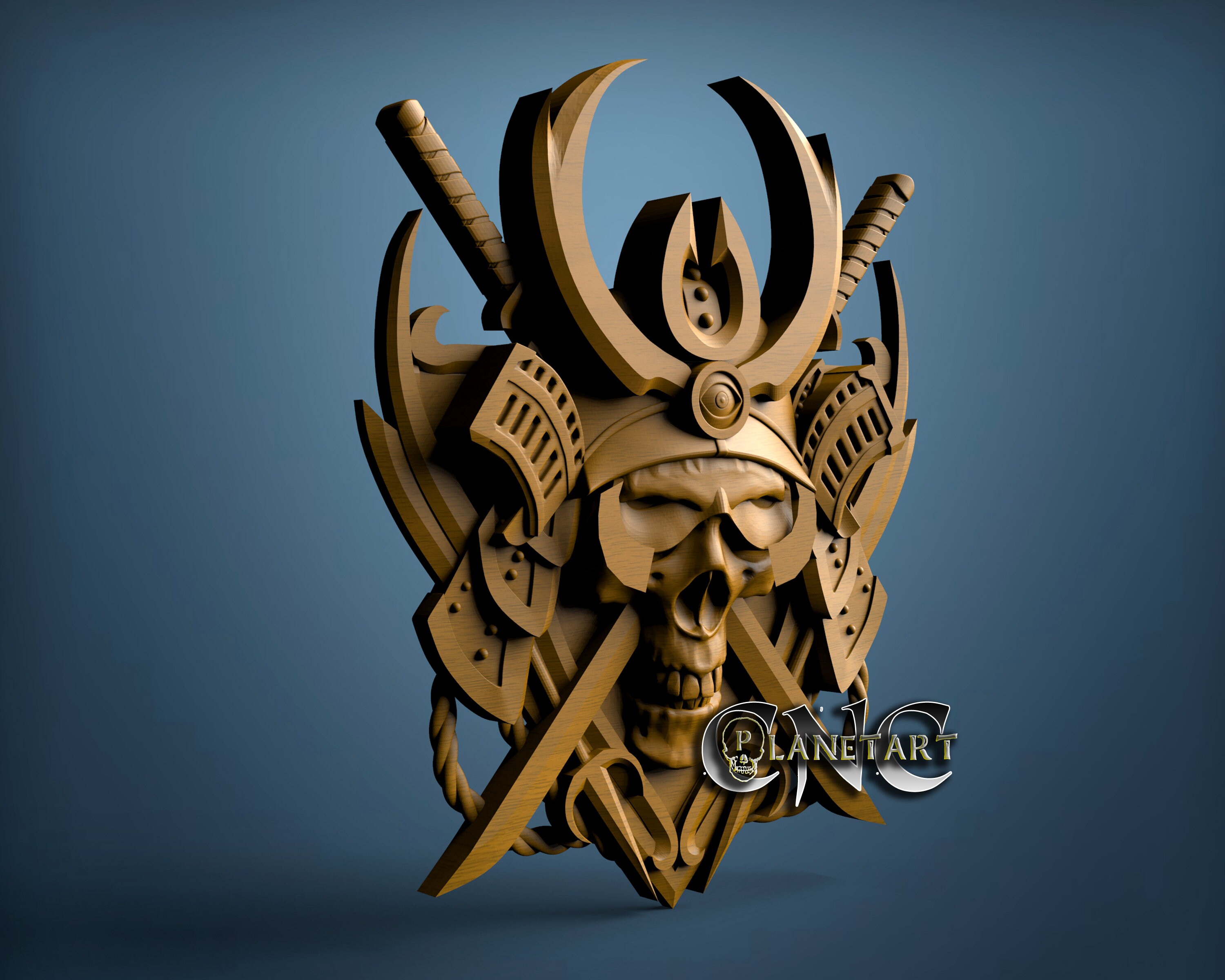 Skull 3D STL Model CNC Router Engraver Artcam Aspire CNC | Etsy