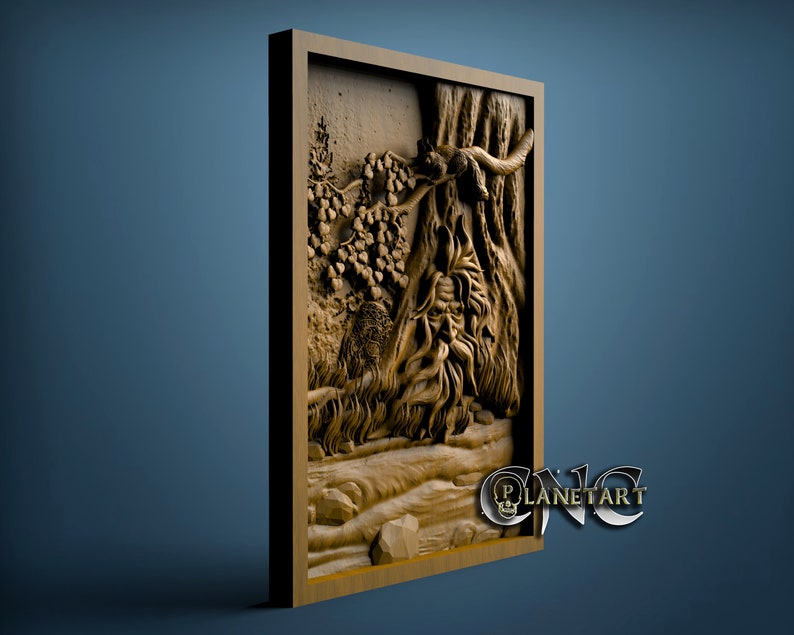 Spirit of the Tree 3D STL Model CNC Router Engraver Artcam - Etsy Canada