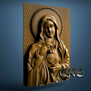 Santa Maria, 3D STL Model, CNC Router Engraver, Artcam, Aspire, CNC ...