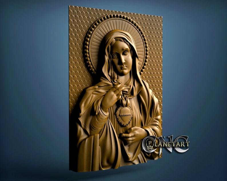 Santa Maria 3D STL Model CNC Router Engraver Artcam | Etsy