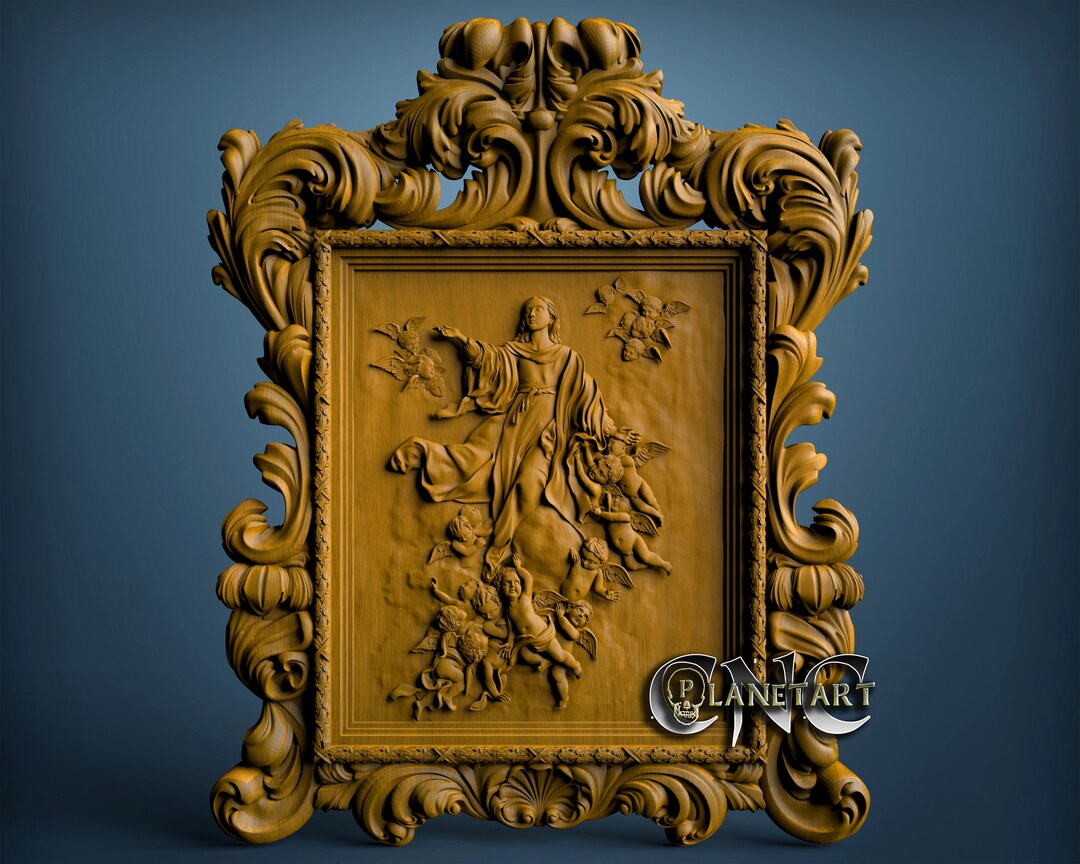 Angel, 3D STL Model, CNC Router Engraver, Artcam, Aspire, CNC Files ...